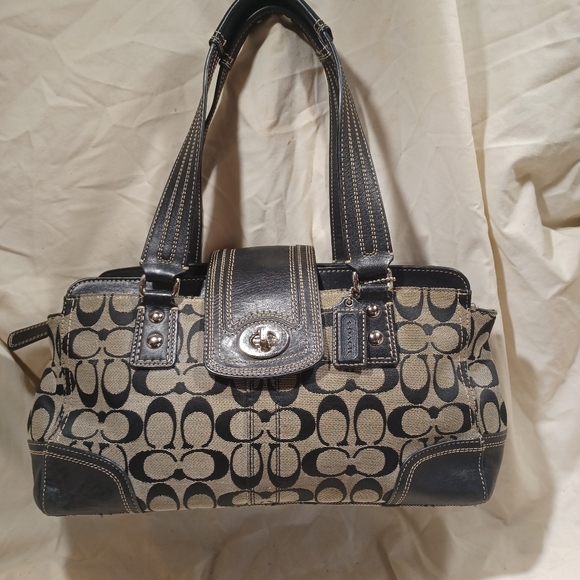 Coach | Bags | Coach Hamptons Signature Satchel | Poshmark